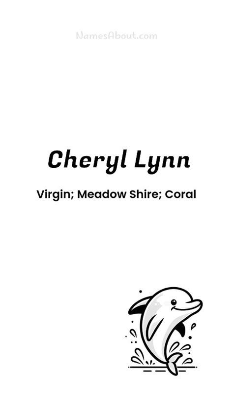 Cheryl Lynn Name Meaning And Origins Nicknames Sibling Ideas