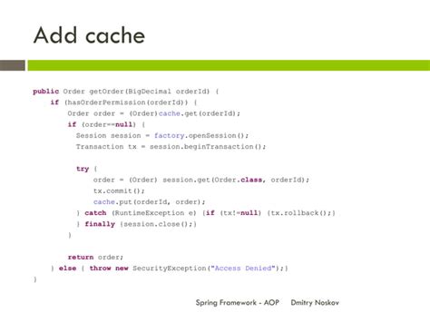 Spring Framework Aop
