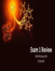 Exam 1 Review Strategies Topics And Rate Laws For CHEM 4B Course Hero