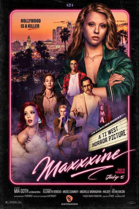 Maxxxine Poster In 2024 Best Movie Posters Hollywood Poster Galaxy