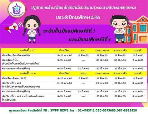 หน้าแรก โรงเรียนสุวรรณพลับพลาพิทยาคม