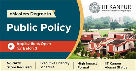 Office Of Digital Learning Iit Kanpur On Linkedin Masters In Public