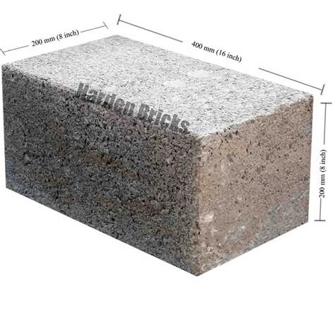 Rectangular Concrete Solid Block 16 X 8 X 8 Inch At ₹ 108 Piece In