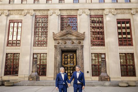 Columbus Ohio Lgbtq Micro Wedding At Hotel Leveque Jeff Dave Amy