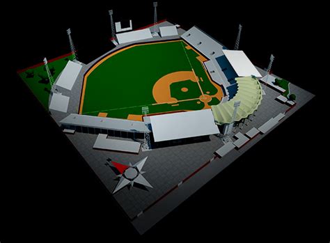 Estadio José Pérez Colmenares Tigres De Aragua Graphics Behance