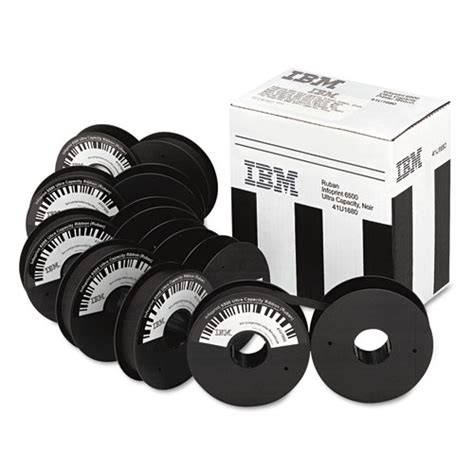 Ibm 41u1680 Black Printer Ribbon 6 Pack