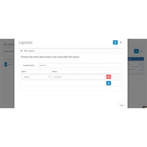 OpenCart OPA Visual Layout Drag And Drop Layout Editor