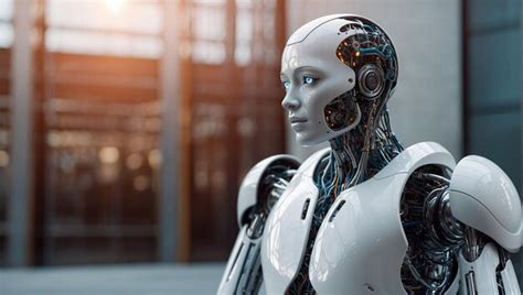 Premium Photo Robot Artificial Intelligence In The Form Of A Human