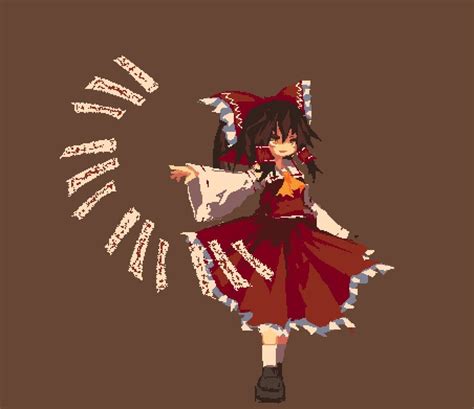 Hakurei Reimu Touhou Drawn By Teabasira Danbooru