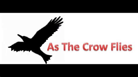Idiom ~ As The Crow Flies Youtube