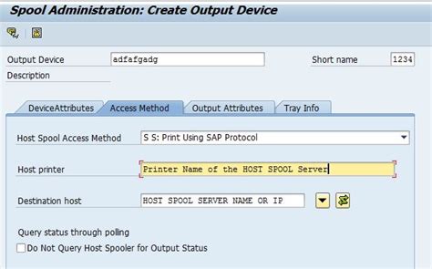 Configure External Printer In SPAD SAP Community