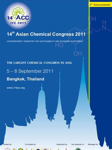 14th Asian Chemical Congress 2011 Pdf Medicinal Chemistry Organic