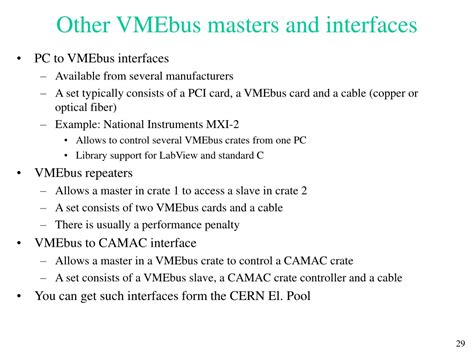 PPT VMEbus Mechanics And Basics An Overview PowerPoint Presentation ID