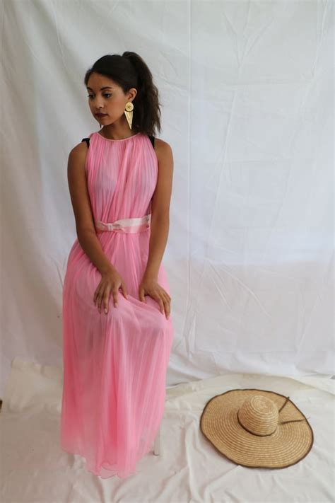 Hot Pink Pleated Maxi Dress Dresses Images 2022