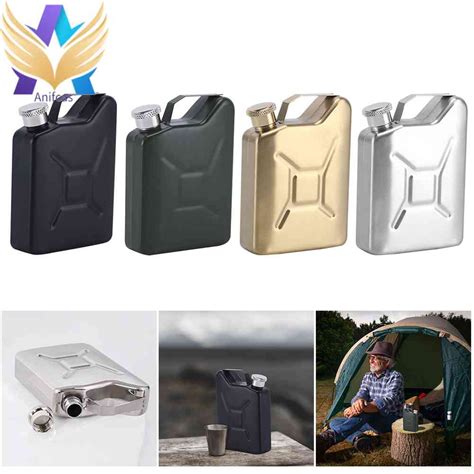 ขวดไวน์ เหล้า สเตนเลส ทรงกระบอก ขนาดเล็ก แบบพกพา Shopee Thailand