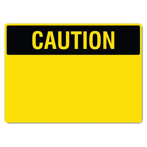 Caution Sign Design Your Own Standard Sizes The Signmaker