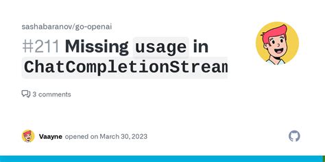 Missing Usage In Chatcompletionstreamresponse Issue