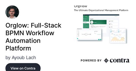 Orglow Full Stack Bpmn Workflow Automation Platform By Ayoub Lach