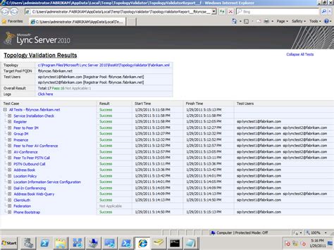 Using The Lync Topology Validator Confused Amused