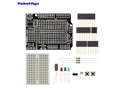Robotdyn Arduino Uno Prototype Shield Mini Breadboard Laskakit