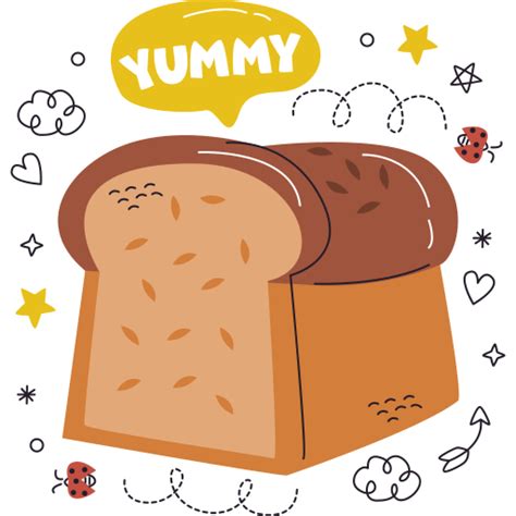 Bread Stickers Free Food Stickers