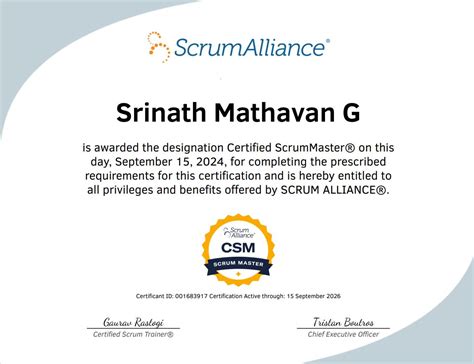 srinath mathavan g csm®️ on linkedin scrum csm