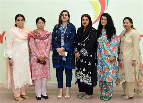 Ms Asma Mohsinprogramme Manager For Hessa Visited Lcwu