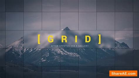 Videohive Grid Gallery Free After Effects Templates After Effects Intro Template Shareae