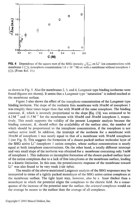 Binding Isotherms Big Chemical Encyclopedia