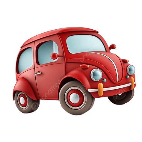 자동차 만화 레드 차 만화 빨간 Png 일러스트 및 Psd 이미지 무료 다운로드 Pngtree