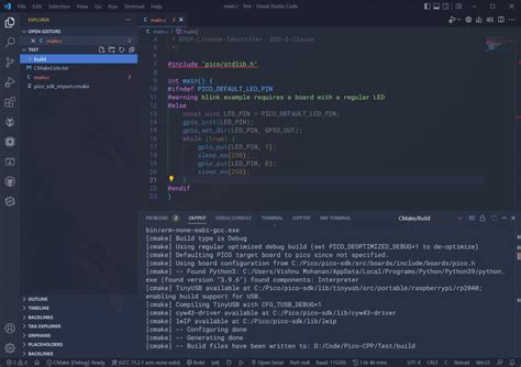 How To Create A Standalone Raspberry Pi Pico Cc Project In Windows And Build From Command