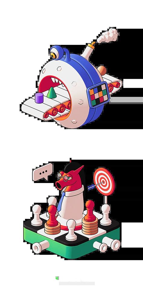 Blender三维卡通动画机器人角色模型源文件： 花瓣网