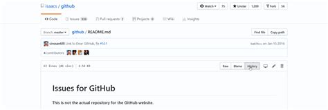 linking to file with current commit hash · issue 625 · isaacs github · github