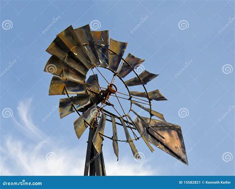 Old Rusty Windmill Stock Image Image Of Southwest Practical 15582821