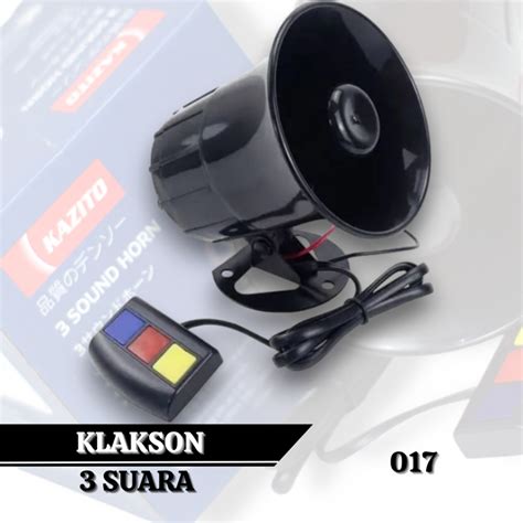 Jual Klakson Horn Motor Kazito 017 3 Suara Universal Motor Dan Mobil