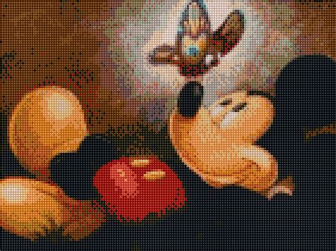 5d Diamond Painting Mickey Mouse Full Round Drill Art Mosaic Etsy