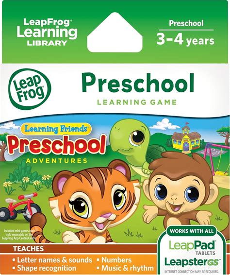 Leapfrog Learning Friends Preschool Adventures Learning Game For