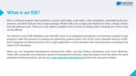 PPT Top 10 IDE For Node Js Development PowerPoint Presentation Free