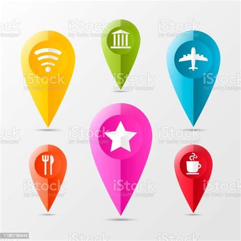 지도 포인터 3d 핀 흰색 배경에 격리된 위치 기호 벡터 설정입니다 0명에 대한 스톡 벡터 아트 및 기타 이미지 0명 3차원 형태 개념 Istock