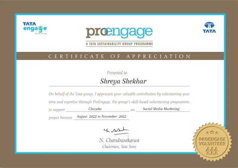 Shreya Shekhar On Linkedin Proud Tata Proengager
