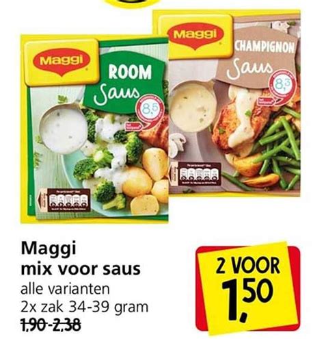 Maggi Mix Voor Saus Aanbieding Bij Jan Linders 1foldersnl