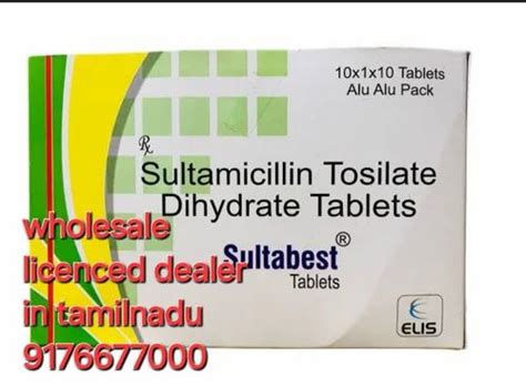 Sultamicillin 750 Mg Tablet At ₹ 500 Strip Chennai Id 2855456882362