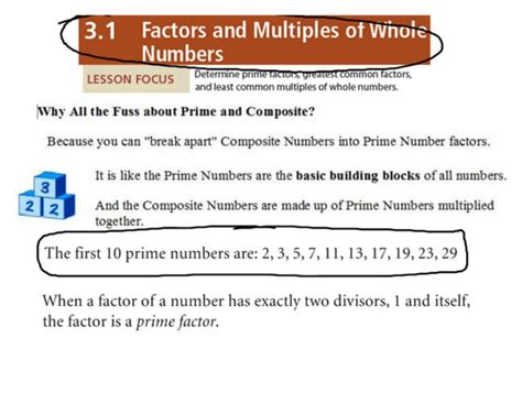 31 Factor Trees Notes Pdf