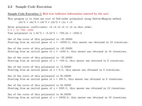 Polynomial Root Calculation Create A C Program