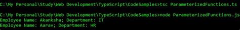 Parameterized Function Part 1 Akankshas Blog