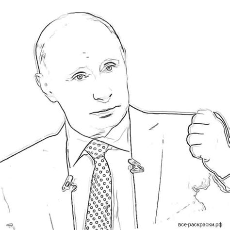 Путина рисуем: Как нарисовать Путина карандашом поэтапно