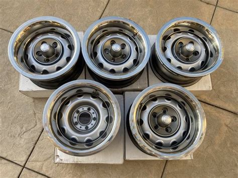 Sold Set Of 15x7 Jj Oem Rallye Wheels 2944390 Five Aftermarket