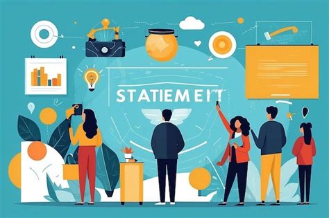 Premium Photo Vision Statement Concept Illustration
