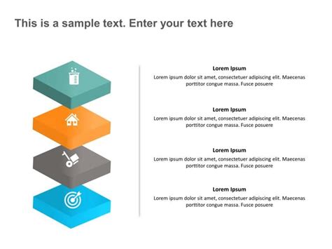 Cube Strategic Initiatives PowerPoint Template SlideUpLift