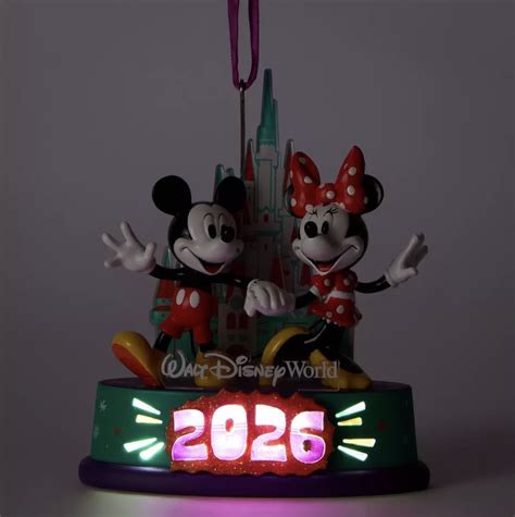 Disney Figurine Ornament 2026 Walt Disney World